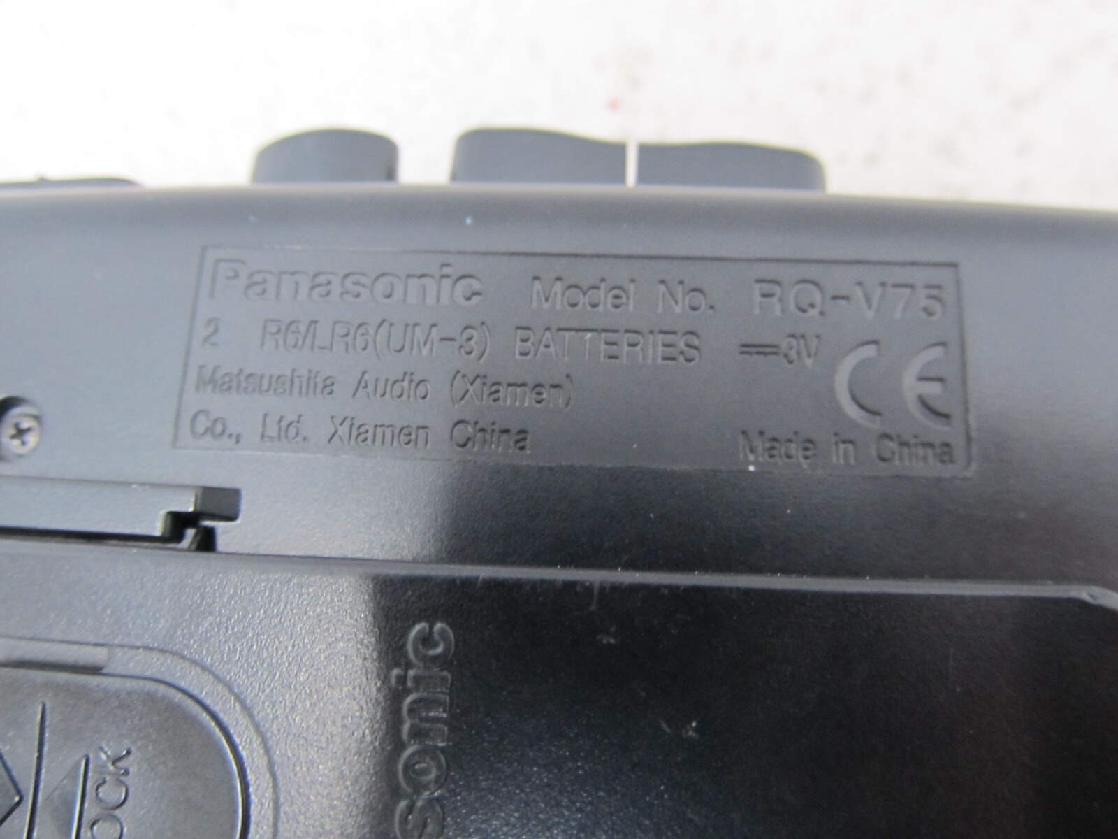 Panasonic RQ-V75 - sbírkový Walkman přehrávač kazet | Aukro